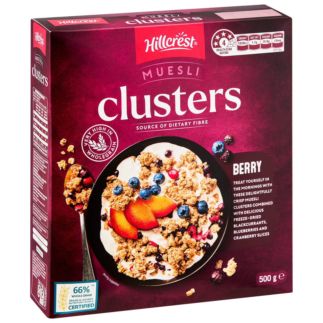 Muesli Cluster Berry 500g